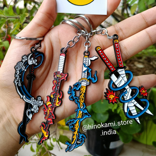 Demon Slayer Katana keychains – HINOKAMI STORE INDIA