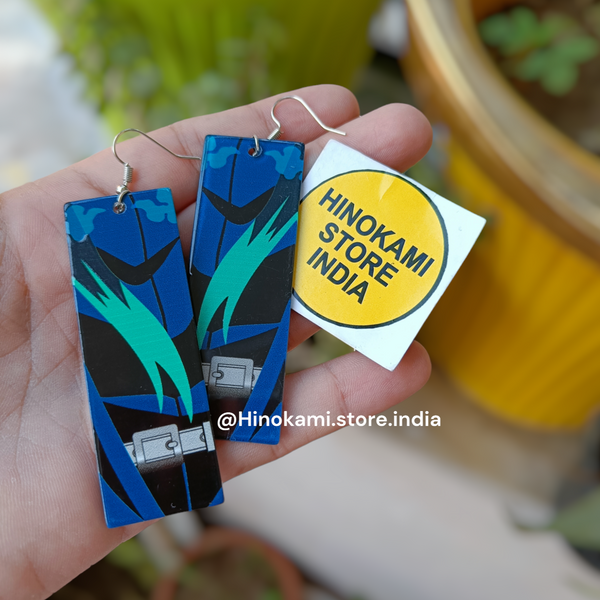 Muichiro earrings - demon slayer – HINOKAMI STORE INDIA